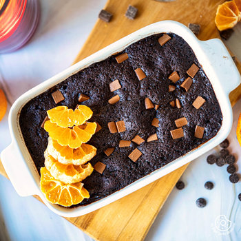 Chocolate Orange Mug Cake - (Video + Step-By-Step)