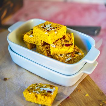 Mango Kalakand - (Step-By-Step + Video Recipe)