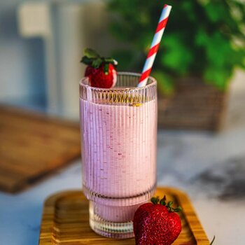 Strawberry Cottage Cheese Smoothie Recipe