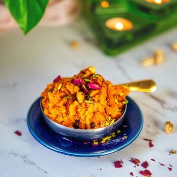 Candy Potato Halwa Recipe - Taste of Kuchaman