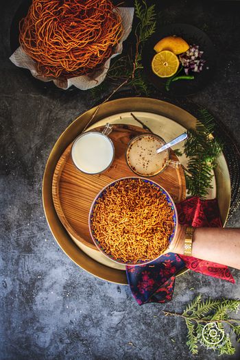 Aloo Bhujia Recipe | Aloo Sev Recipe | Haldiram Aloo Bhujia Recipe | My ...