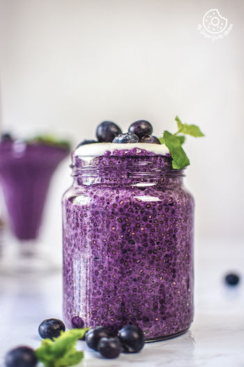 Blueberry Chia Seed Pudding Recipes + Video (Easy, 5 Ingredients) | My ...