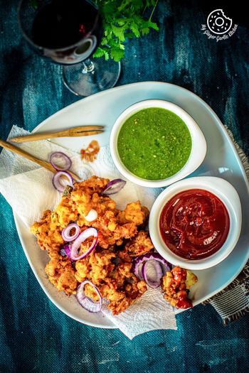 Corn Pakora Recipe | Crispu Corn Pakoda (Quick and Easy Corn Fritters ...