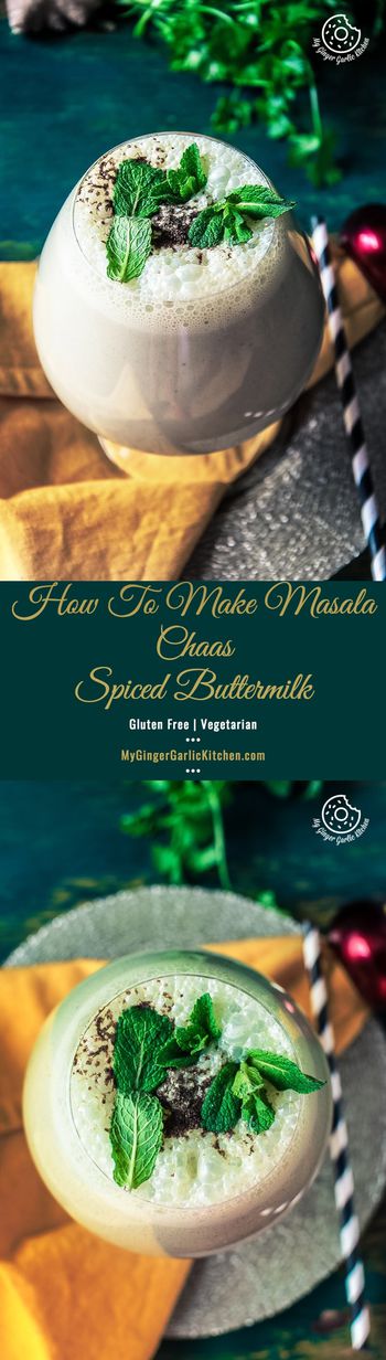 Chaas Recipe (Indian Spiced Buttermilk) How to Make Masala Chaas | My ...