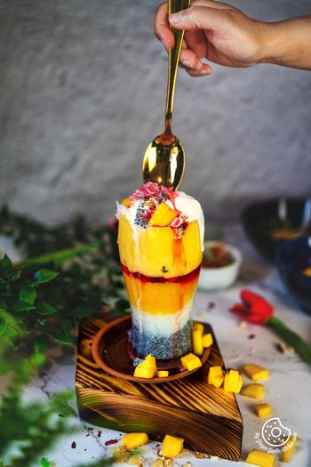 Mango Falooda Recipe + Video | My Ginger Garlic Kitchen