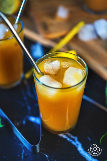 Mango Iced Tea (Step-By-Step + Video Recipe) | My Ginger Garlic Kitchen