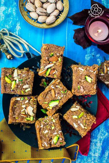 Mohanthal Recipe + Video | Traditional Mohanthal Sweet Recipe 2 Ways ...