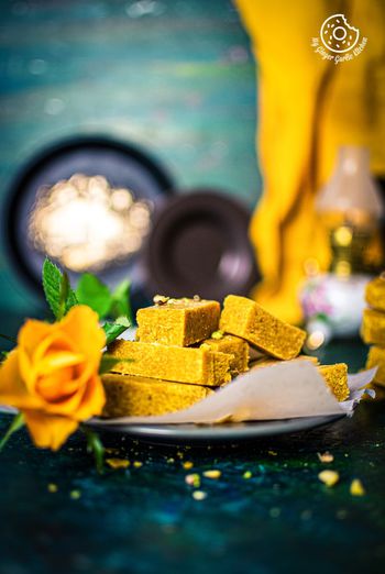 Mysore Pak Recipe + Video | How to Make South Indian Ghee Mysore Pak ...