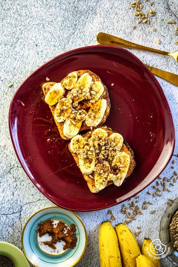 Peanut Butter Banana Toast - (Step-By-Step + Video Recipe) | My Ginger ...