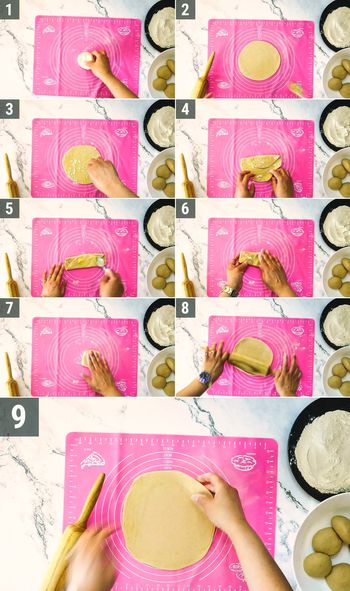Plain Paratha - (Step-By-Step + Video Recipe)