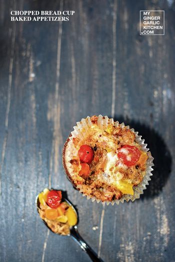 Baked Chopped Bread Cups | My Ginger Garlic Kitchen