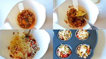 Baked Chopped Bread Cups