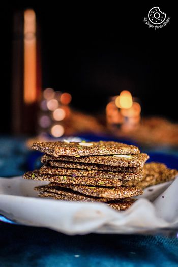 Til Chikki - Sesame Seed Bars | My Ginger Garlic Kitchen