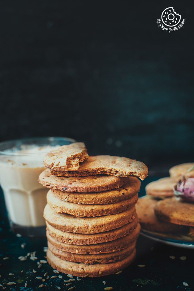 Jau Ki Papdi Recipe + Video | Baked Spicy Barley Crackers (Crisps) | My ...