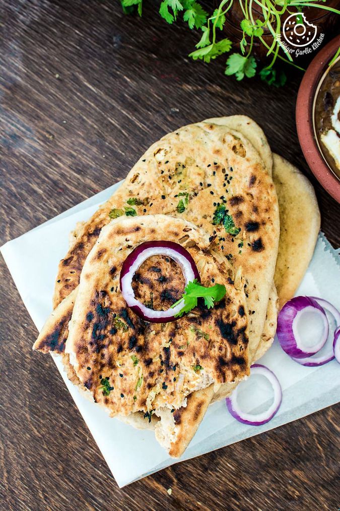 Paneer Naan Recipe | Paneer Stuffed Naan Recipe on Stovetop + Video ...