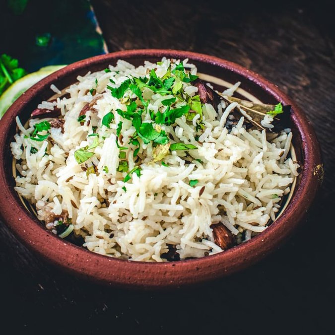 Jeera Rice Recipe | Indian Cumin Rice (Pan, Cooker, Instant Pot)