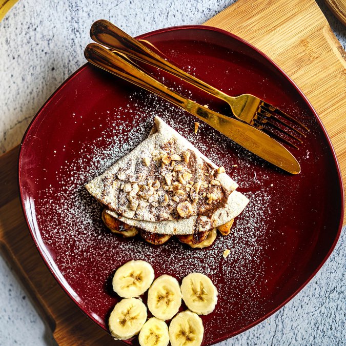 Nutella Banana Wrap Recipe