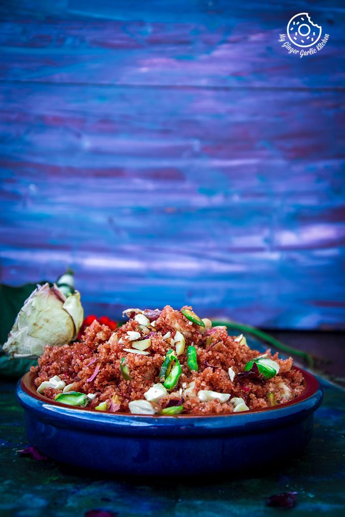 Rajasthani Gulab Churma Recipe + Video | Rose Choorma Without Oven | My ...