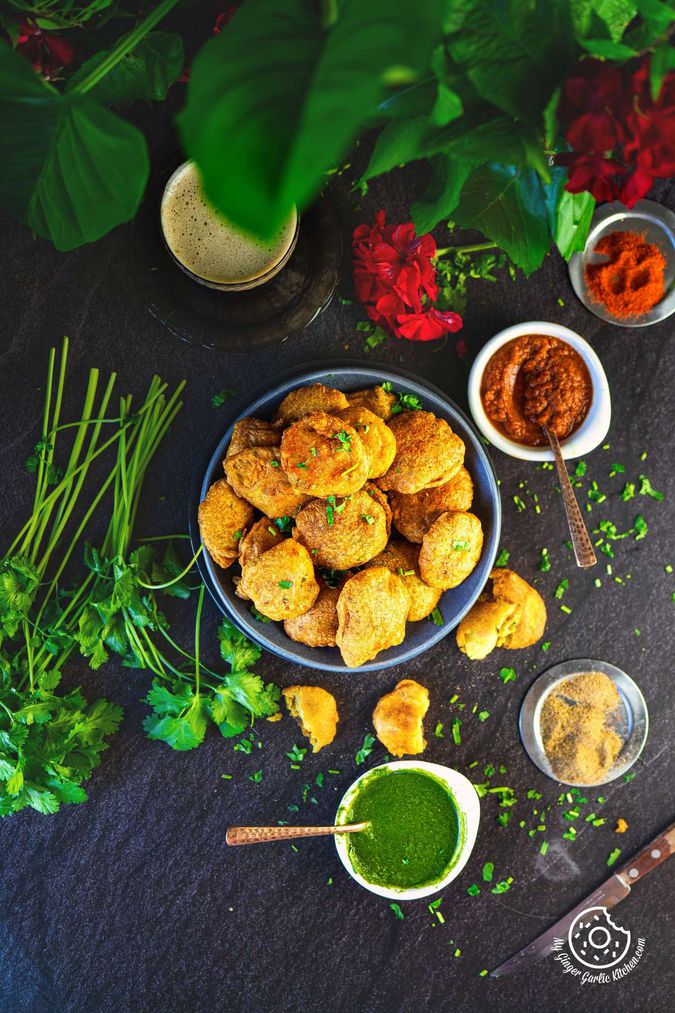Aloo Pakora - Aalu Bajji (Step-By-Step + Video recipe) | My Ginger ...