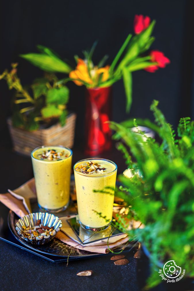 Badam (Almond) Milkshake - (Step-By-Step Picture + Video Recipe) | My ...