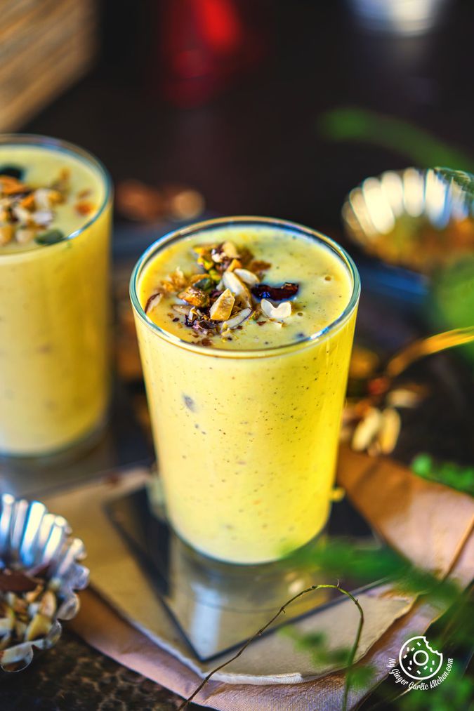 Badam (Almond) Milkshake - (Step-By-Step Picture + Video Recipe) | My ...