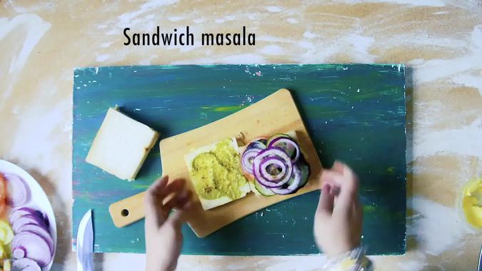 Bombay Vegetable Sandwich Recipe | My Ginger Garlic Kitchen