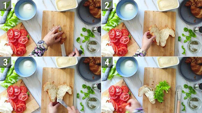 Caprese Croissant Sandwich - (Step-By-Step Picture + Video Recipe) | My ...