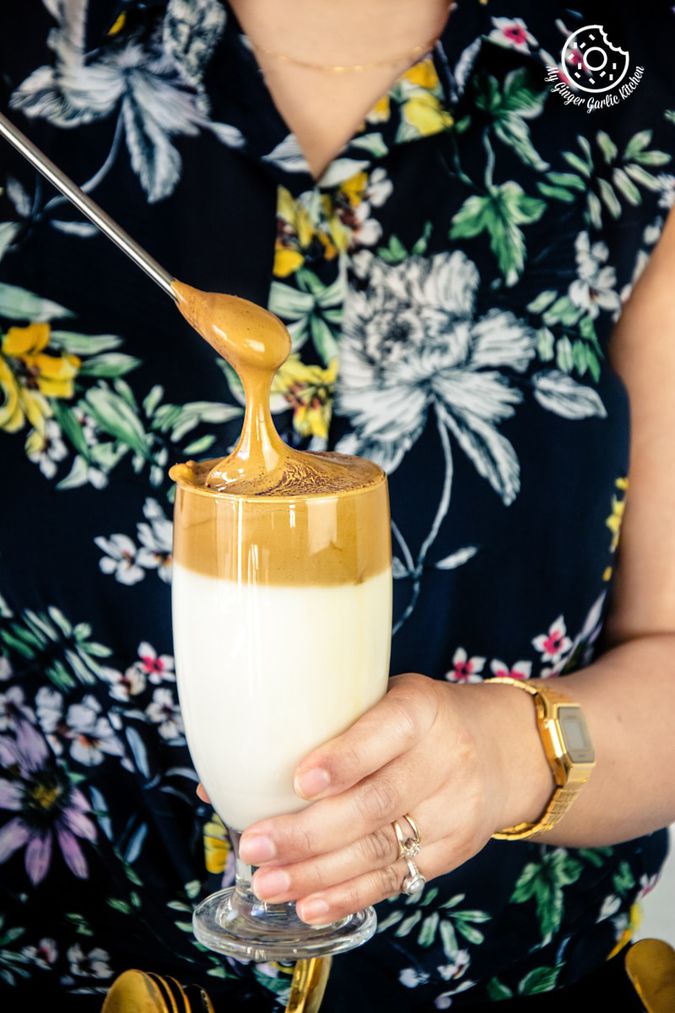 Dalgona Coffee - Whipped Coffee | My Ginger Garlic Kitchen