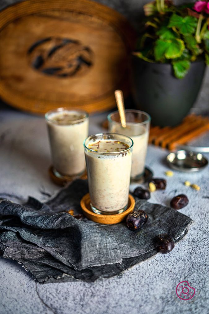 Date Milk - Khajoor Ka Doodh (Step-By-Step + Video Recipe) | My Ginger ...
