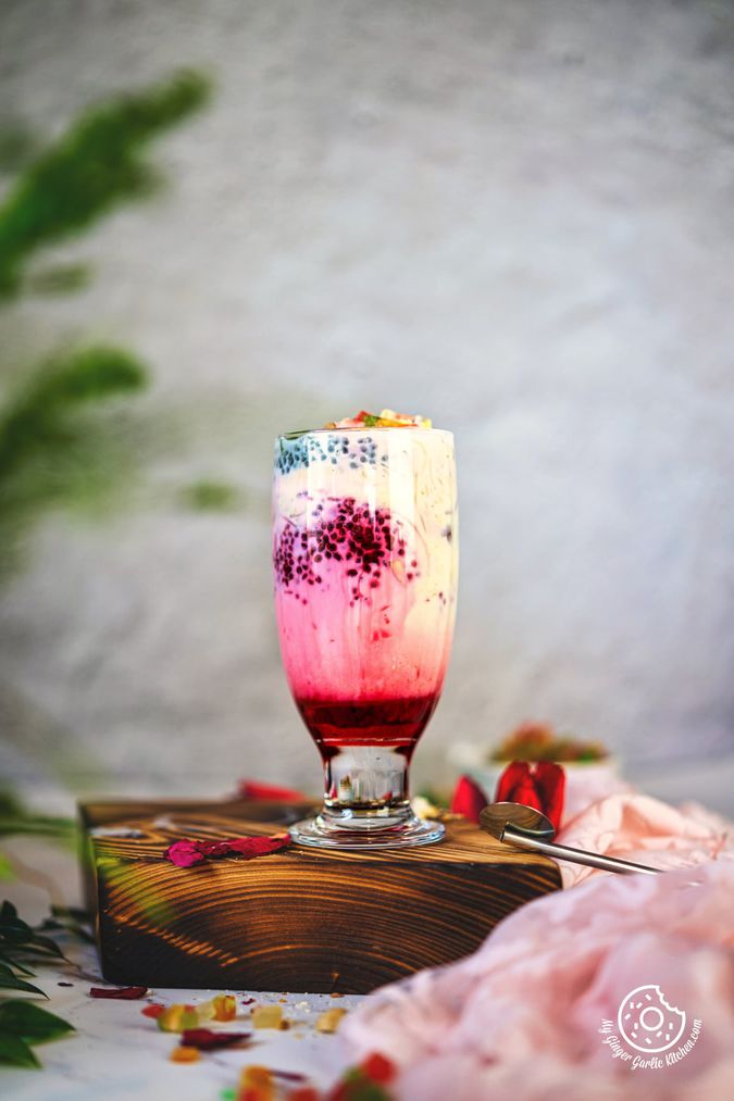 Falooda Recipe + Video (Made from Scratch) | My Ginger Garlic Kitchen