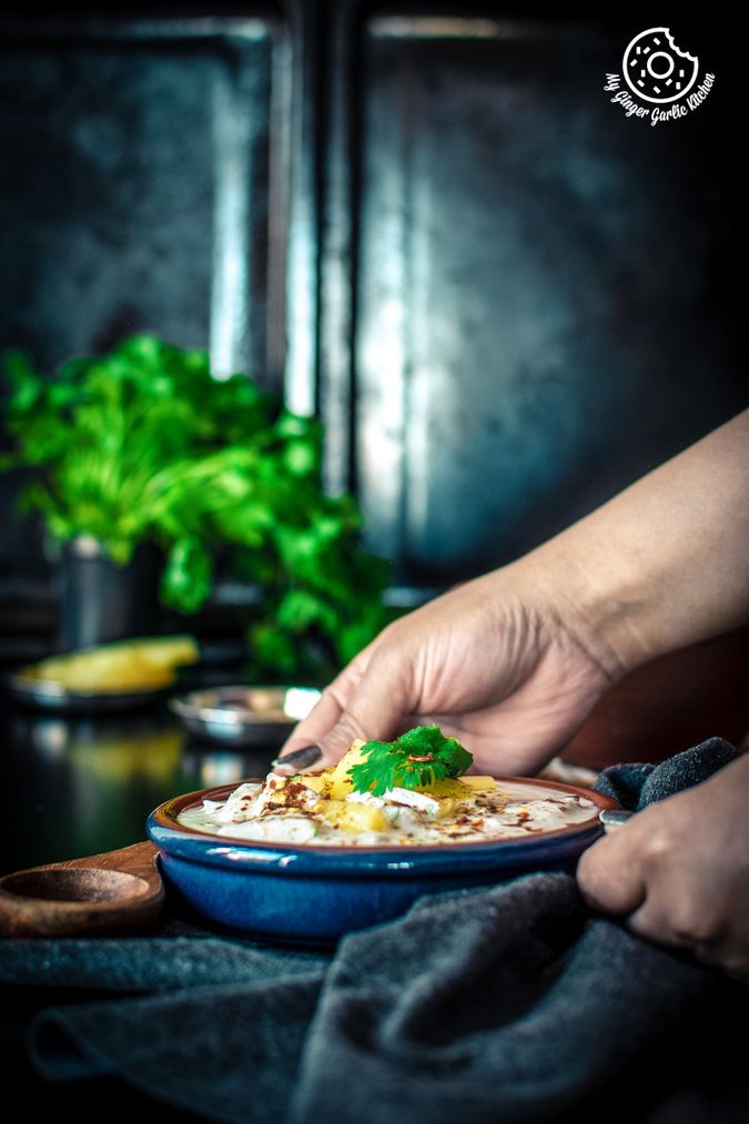 Pineapple Raita Recipe (Step by Step Photo + Video)- Ananas Raita | My ...