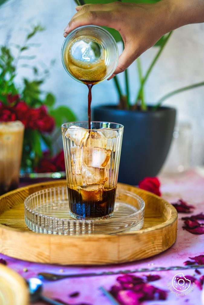Iced Rose Latte (Step-By-Step + Video Recipe) | My Ginger Garlic Kitchen