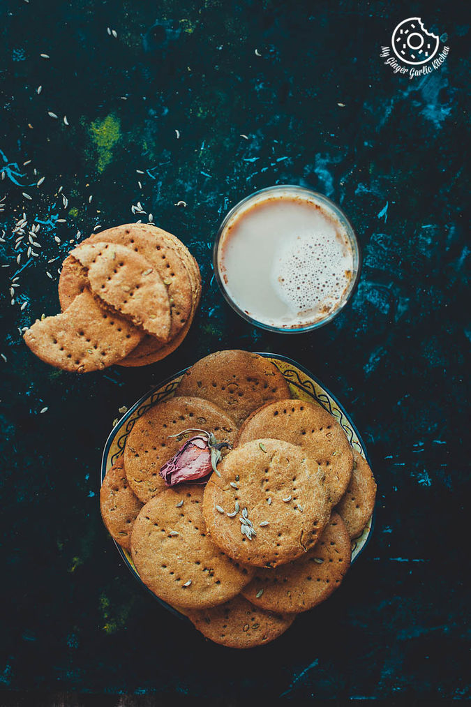 Jau Ki Papdi Recipe + Video | Baked Spicy Barley Crackers (Crisps) | My ...