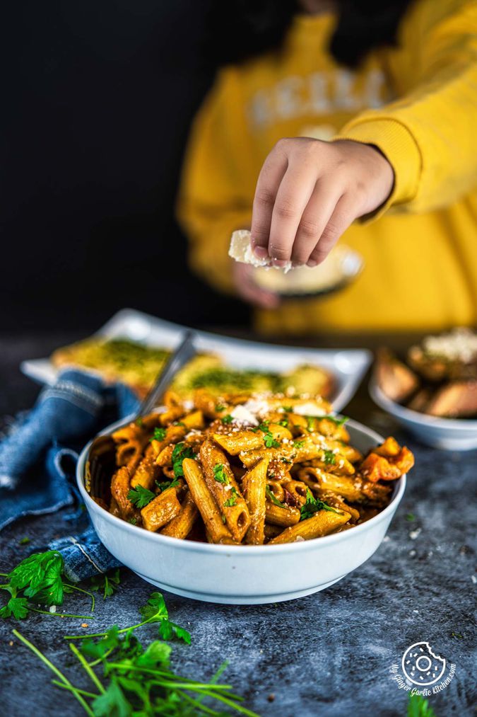 Makhani Pasta Recipe (Indian Style Pasta in Makhani Sauce) | My Ginger ...