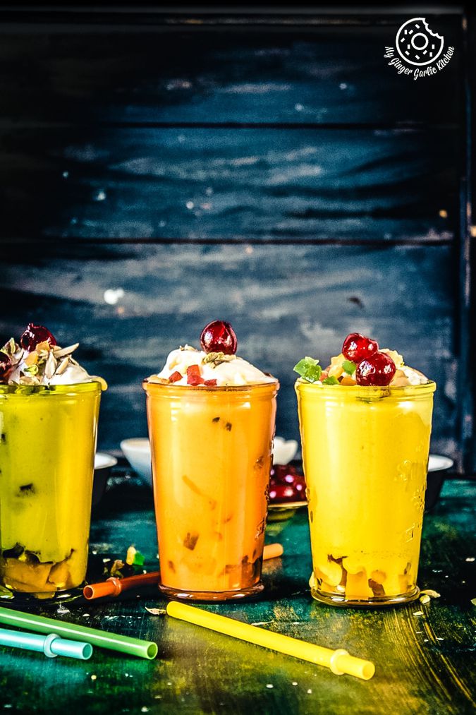 Mango Mastani Recipe | Mastani Drink (Mango Milkshake With Ice Cream ...