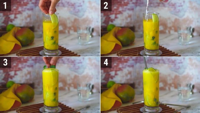 Mango Mojito - (Step-By-By + Video Recipe) | My Ginger Garlic Kitchen