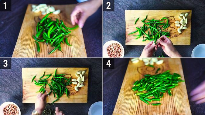 Mirchi Ka Thecha - (Step-By-Step + Video Recipe) | My Ginger Garlic Kitchen