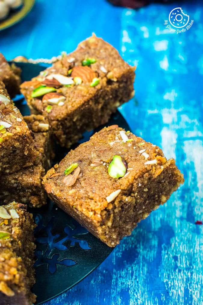 Mohanthal Recipe + Video | Traditional Mohanthal Sweet Recipe 2 Ways ...