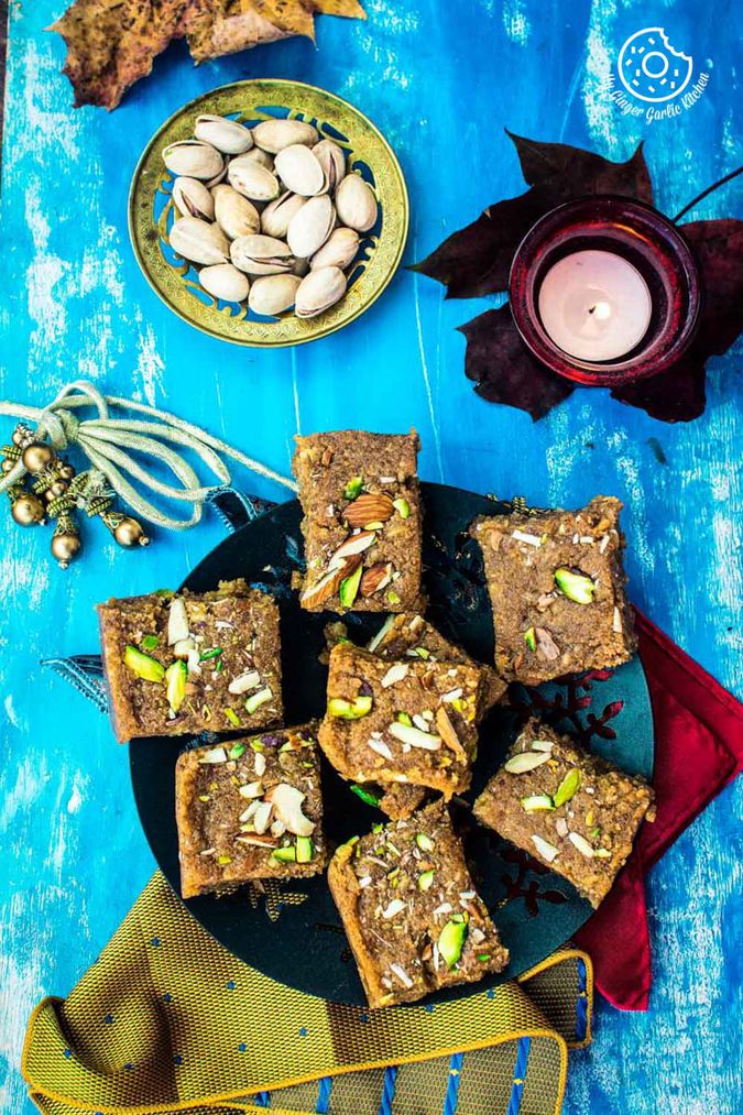 Mohanthal Recipe + Video | Traditional Mohanthal Sweet Recipe 2 Ways ...