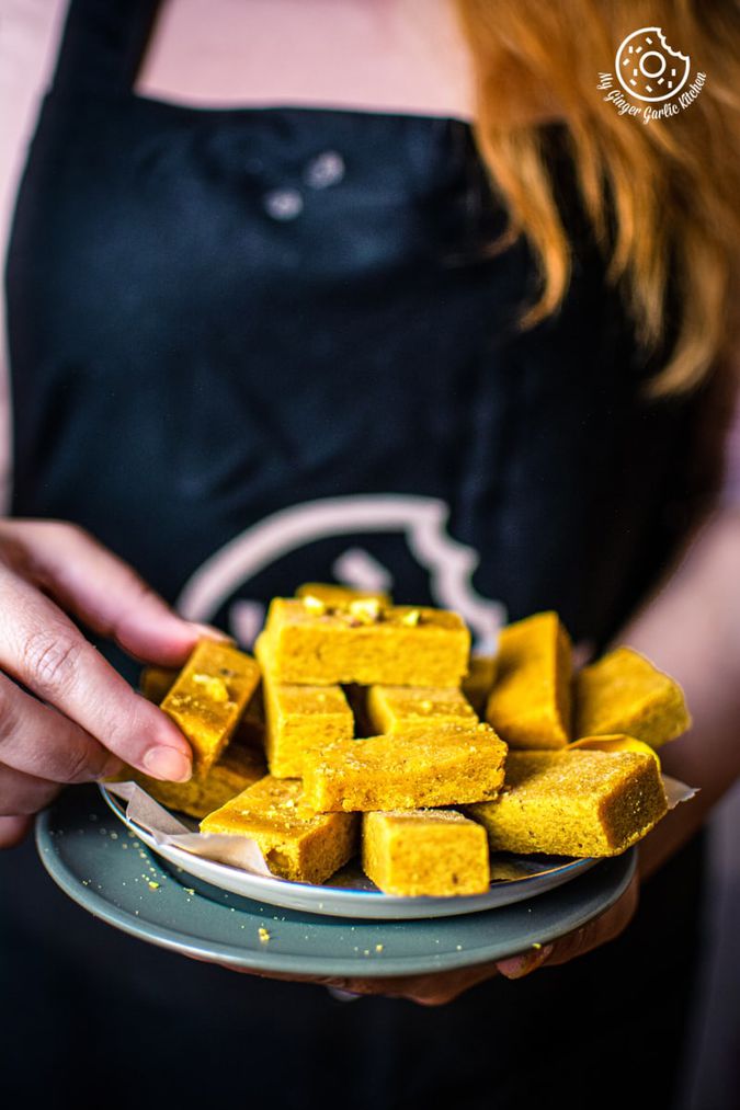 Mysore Pak Recipe + Video | How to Make South Indian Ghee Mysore Pak ...