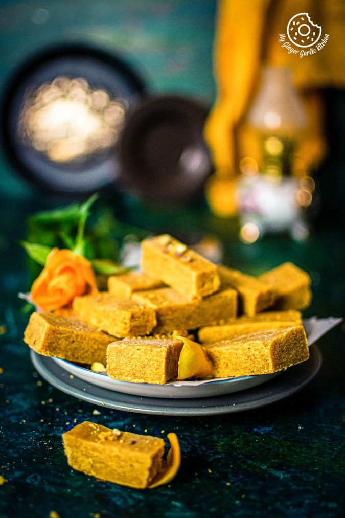 Mysore Pak Recipe + Video | How to Make South Indian Ghee Mysore Pak ...
