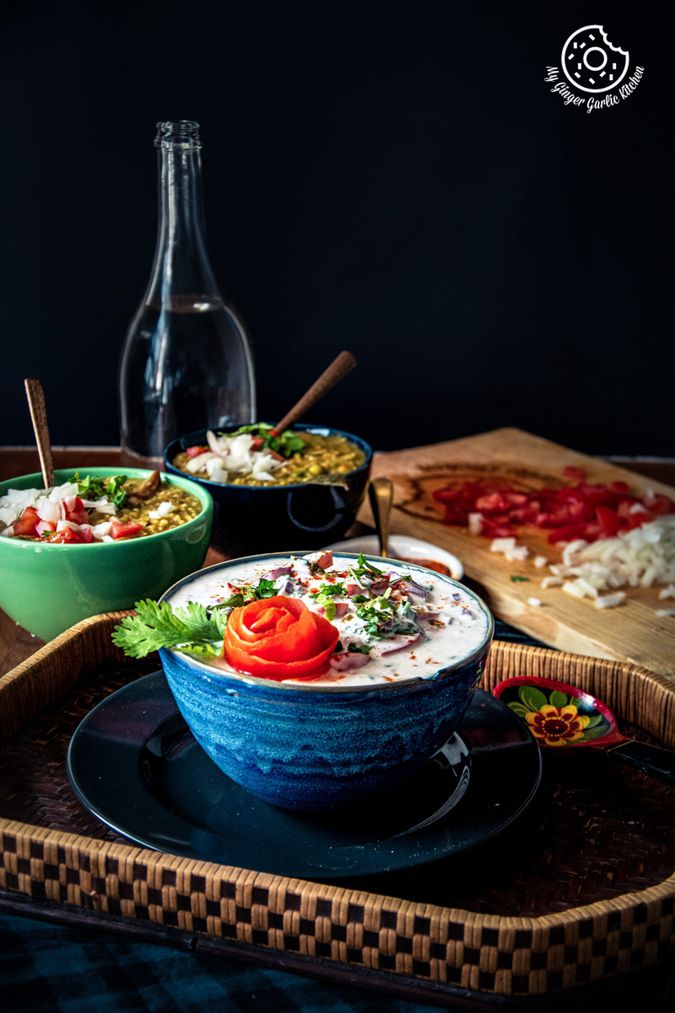 Onion Tomato Raita Recipe + Video | How to Make Onion Tomato Raita | My ...