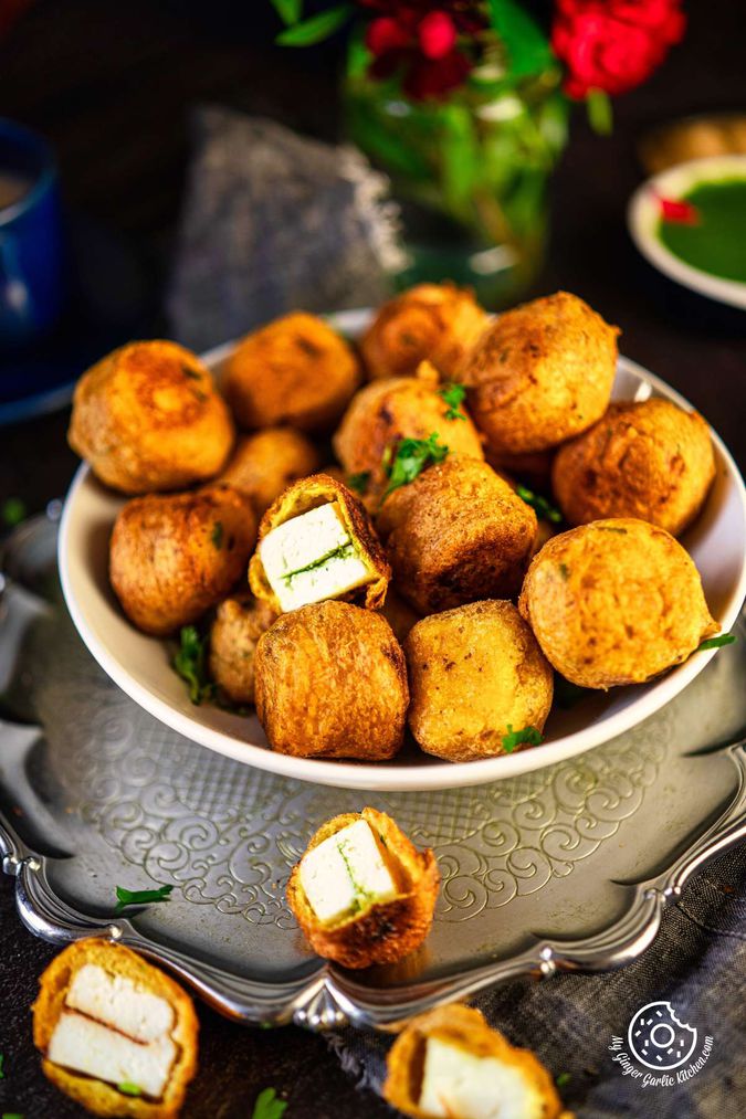 Paneer Pakora - (Step-By-Step + Video Recipe) | My Ginger Garlic Kitchen