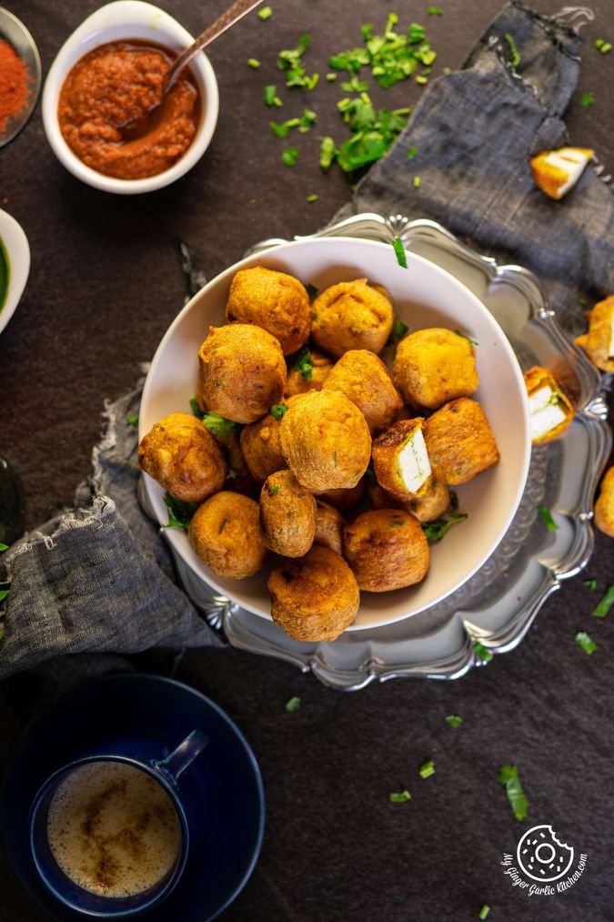 Paneer Pakora - (Step-By-Step + Video Recipe) | My Ginger Garlic Kitchen