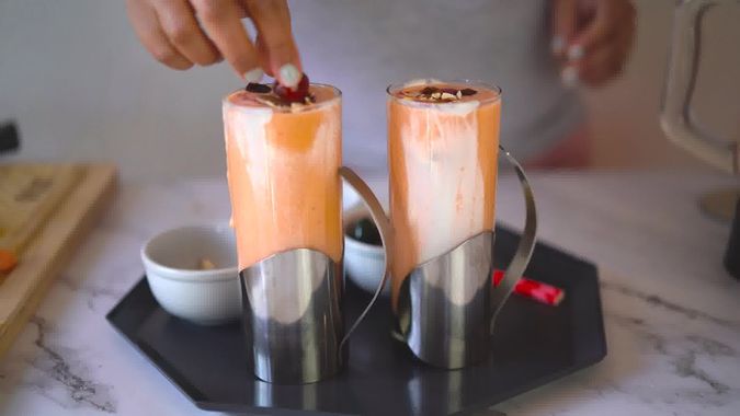 Papaya Shake Recipe (Delicious Papaya Smoothie With Ice Cream) | My ...