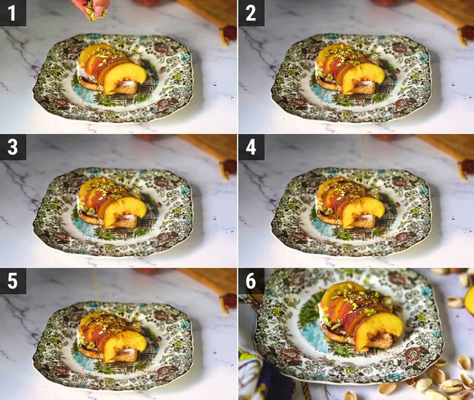 Peach Toast - (Step-By-Step + Video Recipe) | My Ginger Garlic Kitchen