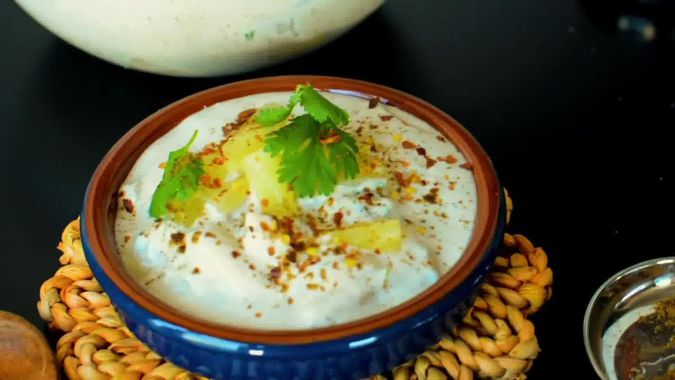 Pineapple Raita Recipe (Step by Step Photo + Video)- Ananas Raita | My ...
