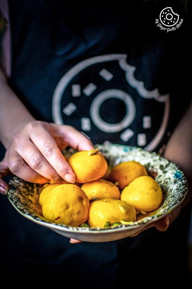 Rajbhog Recipe + Video | Traditional Kesar Rasgulla Recipe | My Ginger ...