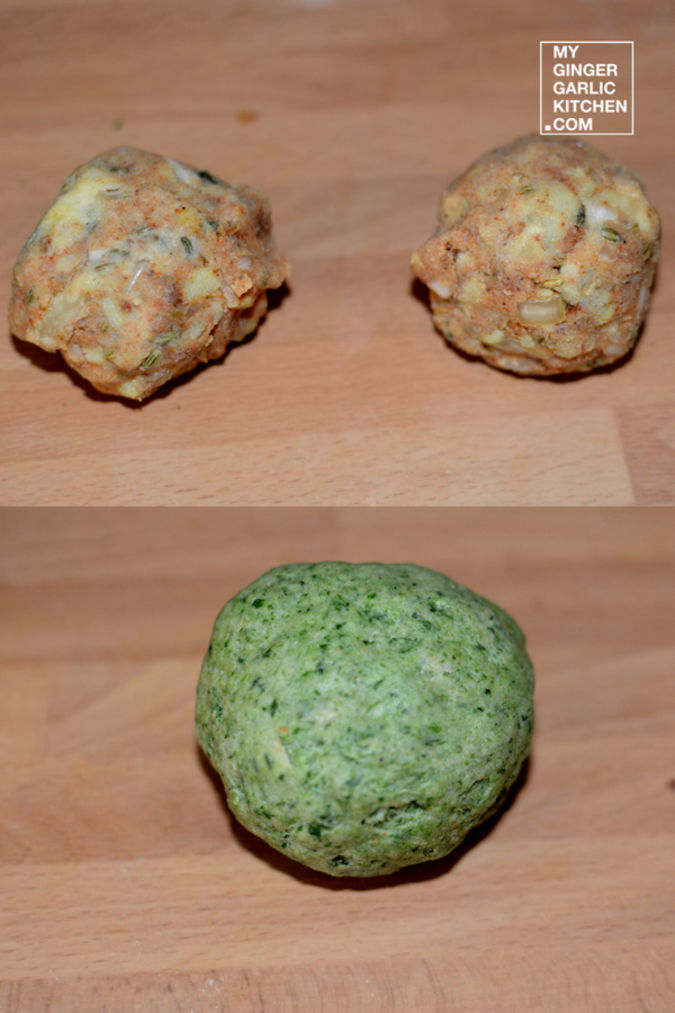Aloo Palak Paratha (Step By Step) | Potato Stuffed Spinach Flatbread ...