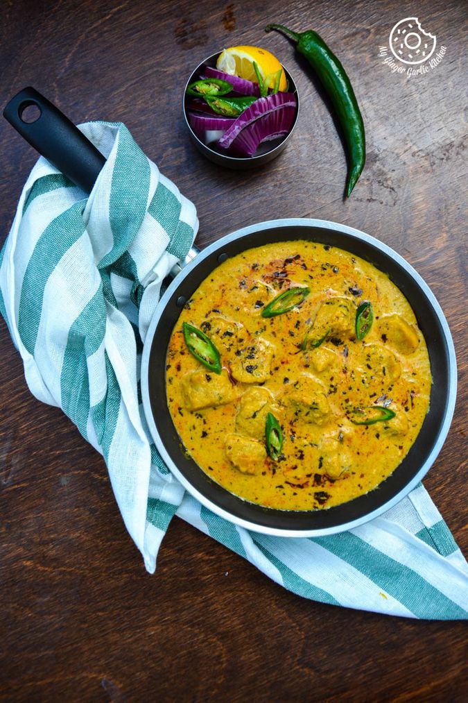 Rajasthani Gatta Curry Recipe + Video (Make Besan Ke Gatte Ki Sabzi ...